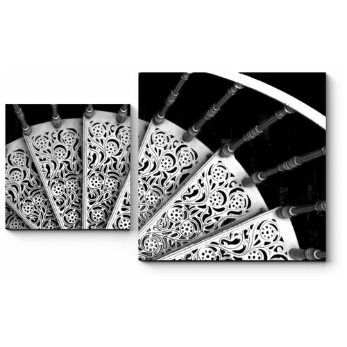 Модульная картина Винтажная лестница60x36