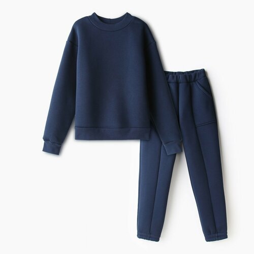 Комплект одежды Minaku, размер 158 см, синий