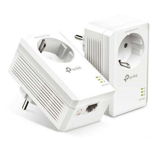 Сетевой адаптер Powerline TP-LINK TL-PA7017P KIT Gigabit Ethernet, 2 шт.