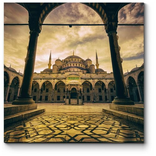 Модульная картина Мечеть в пасмурную погоду 60x60