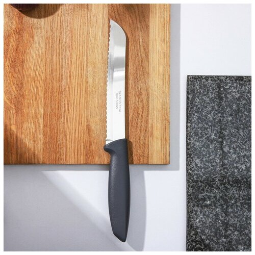 Нож кухонный Tramontina Plenus, для овощей, лезвие 17,5 см, цвет серый