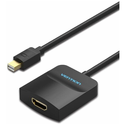 Адаптер-переходник VENTION mini DisplayPort 20M > HDMI F, чёрный