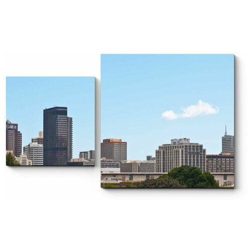 Модульная картина Городской пейзаж Кейптауна80x48