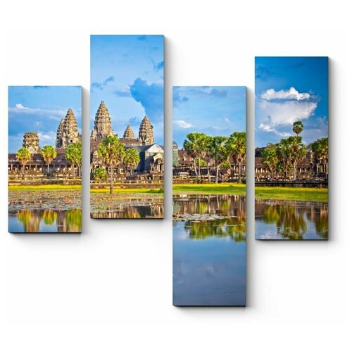 Модульная картина Знаменитый храмовый комплекс Ангкор-Ват154x144