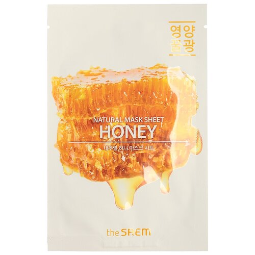 THE SAEM СМ Маска на тканевой основе д/лица N с экстрактом меда Natural Honey Mask Sheet 21мл