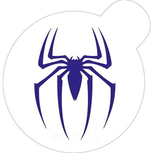 Трафарет для мастики/марципана Чел.-паук логотип М053