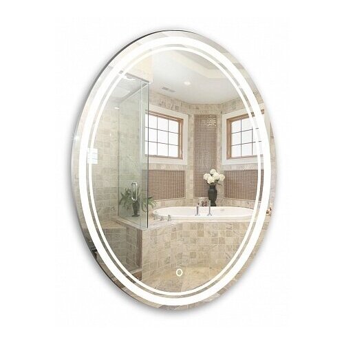 Зеркало с подсветкой LED Vigo 570х770 для ванной вертикальное