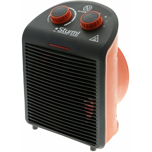 Тепловентилятор STURM! FH2001, 2000Вт, с термостатом, 3 режима, черный, оранжевый