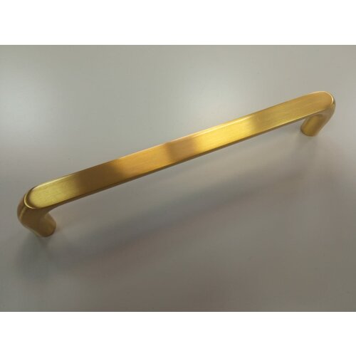 395-160-Matt Gold Ручка скоба современная классика, сатинированное золото 160 мм