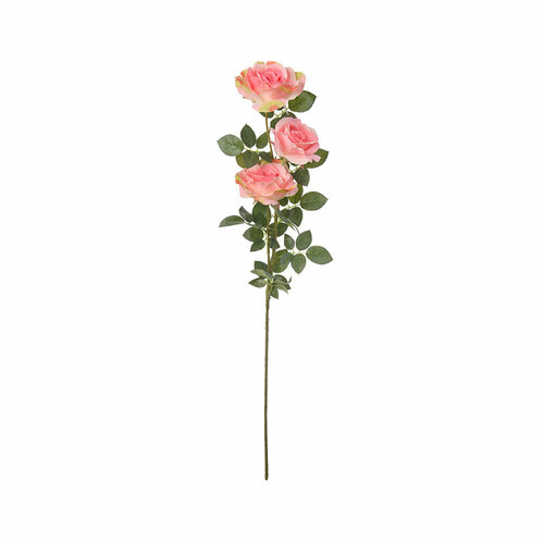 Искусственное растение Engard Ветвь розы 99 см пластик ткань E4-RK СК коралловая