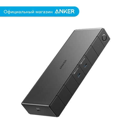 Док-станция Anker 778, 12-in-1, Thunderbolt 4 / USB-Hub / Медиа-хаб / Разветвитель (A83A9), серый