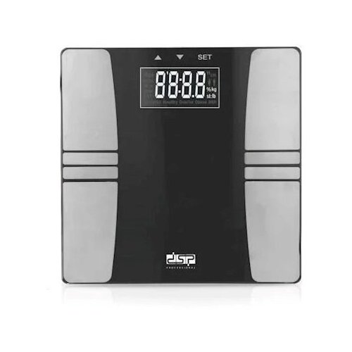Весы напольные электронные /Умные стеклянные смарт-весы /Диагностика параметров тела/KD-7018