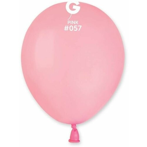 Воздушный шар, Весёлая затея, 5"/57 Пастель Pink 100шт
