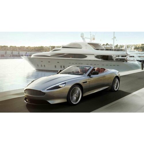 Картина на холсте 60x110 Альянс Лес "Aston Martin Воланте" на подрамнике / интерьер/ декор