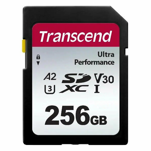 Карта памяти Transcend 256Gb 340S SDXC UHS-I U3 V30 (160/90 MB/s)