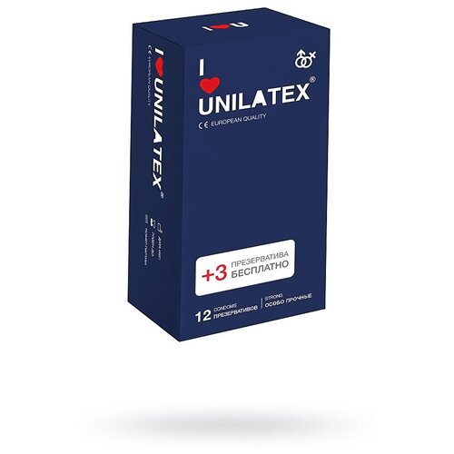 Презервативы Unilatex Extra Strong гладкие №15 шт