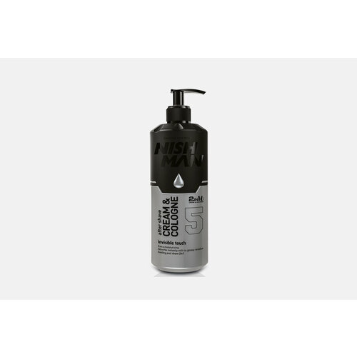 Крем 2в1 после бритья: против раздражения и для увлажнения 05 NISHMAN AFTER SHAVE CREAM + COLOGNE INVISIBLE TOUCH / объём 200 мл