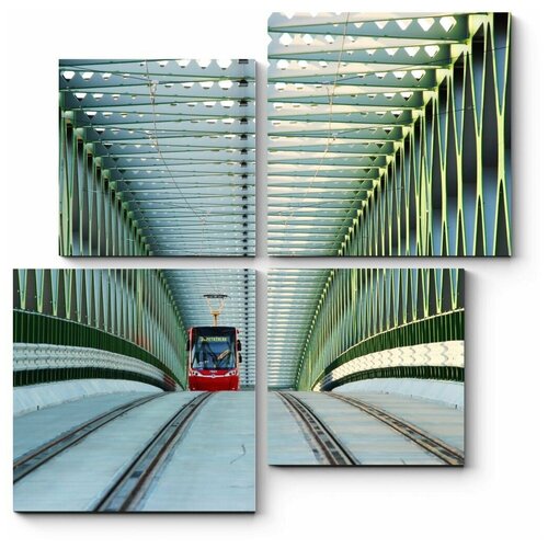 Модульная картина Братиславский трамвайный мост160x160