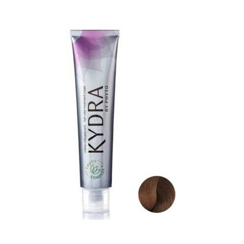 Kydra Creme стойкая крем-краска для волос, 6/35 темно-золотистый махагоновый блондин, 60 мл