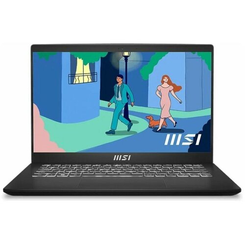 Ноутбук MSI Modern 14 C5M-012RU, 14", IPS, AMD Ryzen 5 5625U 2.3ГГц, 16ГБ, 512ГБ SSD, AMD Radeon , Windows 11 Home, черный [9s7-14jk12-012]