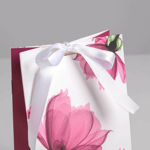Подарочный пакет Дарите Счастье - Хорошего настроения, с лентой, 13х23х7 см, 1 шт