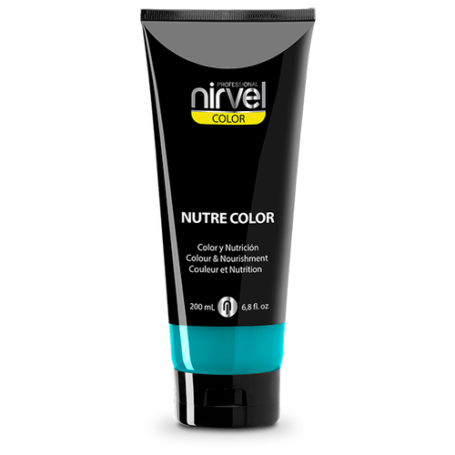 Nirvel Nutre Color Гель-маска для волос бирюзовый, 200 мл