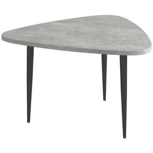 Журнальный столик Квадро-М Bergamo 3 Треугольный, Ателье светлый лак, кофейный, чайный, столик для ноутбука, стол