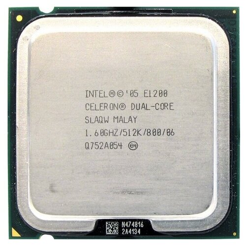 Процессор Intel Celeron E1200 Allendale LGA775,  2 x 1600 МГц, OEM