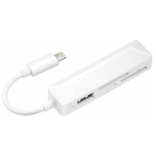 Адаптер Lightning - USB + MS + SD + TF для iPhone и iPad (Lightning to USB Adapter)