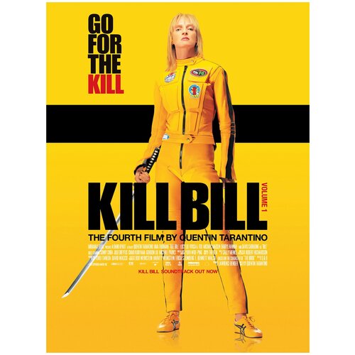 Постер / Плакат / Картина Квентин Тарантино - Убить Билла 40х50 см в раме