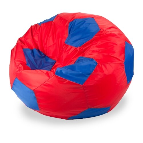 Набор чехлов Пуффбери для кресла-мешка "Мяч" размер XXL, 2 шт., красный/синий