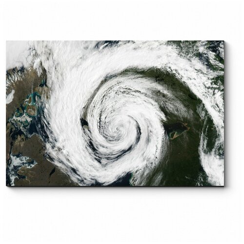 Модульная картина Космический циклон 30x20