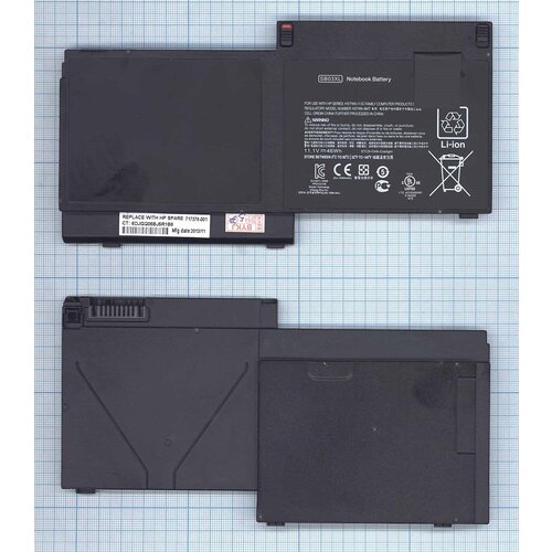 Аккумулятор SB03XL для ноутбука HP EliteBook 720 G1 10.8V 46Wh (4000mAh) черный