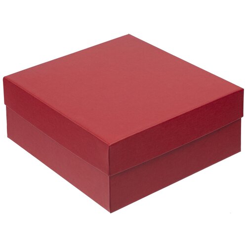 Красная подарочная коробка для упаковки 23х23х9 см, набор для подарков и праздника