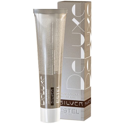ESTEL De Luxe Silver крем-краска для седых волос, 9/34 блондин золотисто-медный, 60 мл