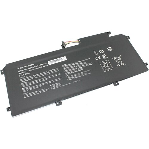 Аккумулятор для ноутбукa Asus Zenbook UX305FA (C31N1411) 11.55V 3610mAh