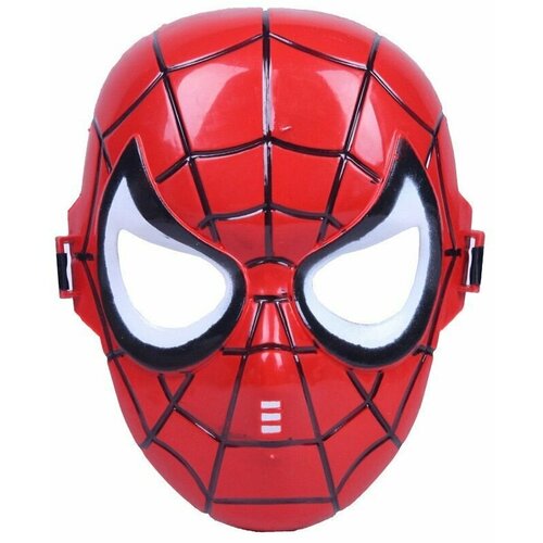 Карнавальная маска Riota пластиковая, на Хэллоуин, Человек-паук