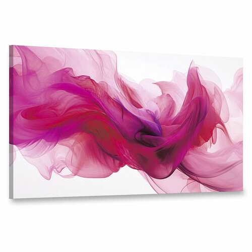 Интерьерная картина 100х60 "Розовый взрыв"