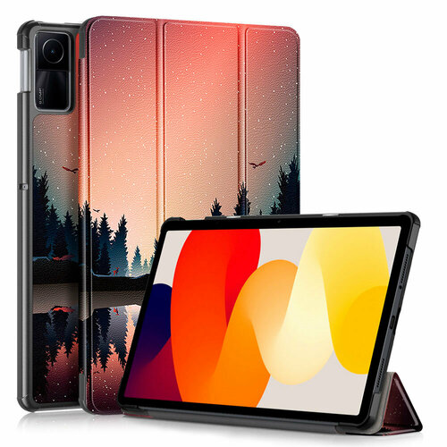 Чехол для планшета Redmi Pad SE (11 дюймов), с магнитом и красивым рисунком (Сумерки)
