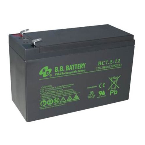Аккумуляторная батарея B.B. Battery BC7.2-12 12В 7.2 А·ч
