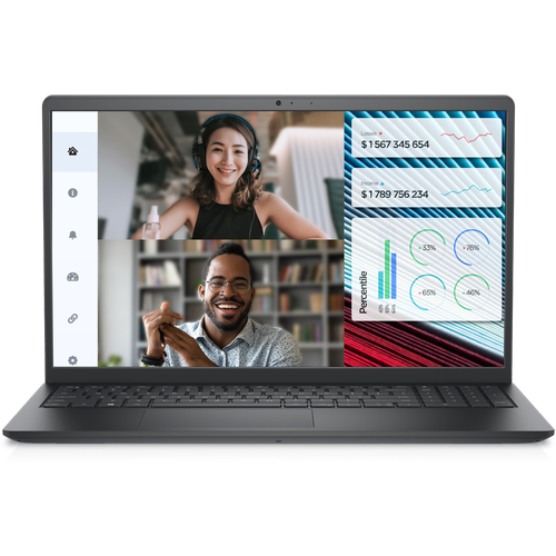 Ноутбук DELL Vostro 3520 3520-W702H 15.6"(1920x1080) Intel Core i7 1255U(1.7Ghz)/16GB SSD 512GB/ /Windows 11 Home