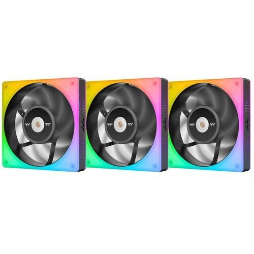 Корпусный вентилятор Thermaltake TOUGHFAN 12 RGB Fan 3 Pack/120mm x 25mm*3/PWM 2000RPM/LED Software Control (531054)