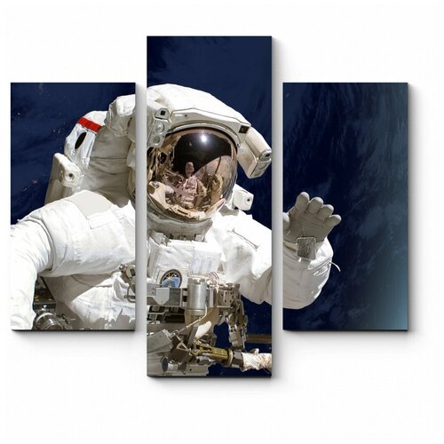 Модульная картина Привет из открытого космоса 90x81