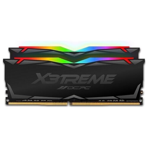 Оперативная память 64Gb (32Gbx2) OCPC X3 RGB, DDR4, 3200Mhz CL16, BLACK (MMX3A2K64GD432C16)