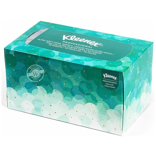 Бумажные листовые полотенца / салфетки Kleenex Ultra Soft ( Клинекс Ультра Софт ) 1126, 2 шт.