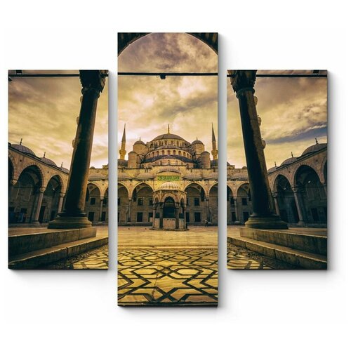 Модульная картина Мечеть в пасмурную погоду110x99