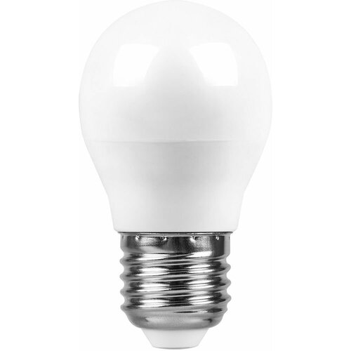 Лампа светодиодная LED 13вт Е27 дневной матовый шар (SBG4513) | код 55162 | SAFFIT (3шт. в упак.)