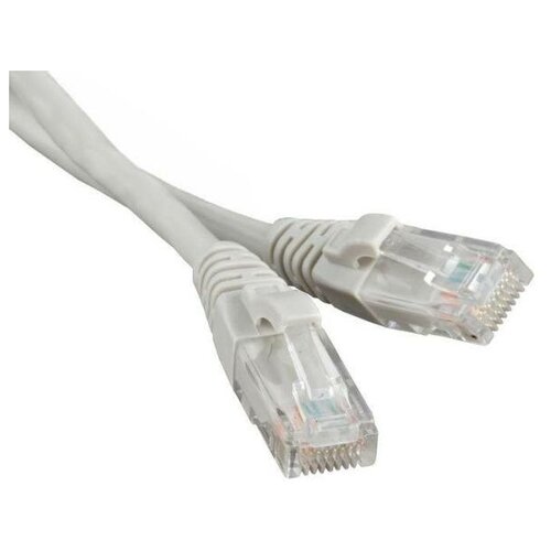 Патч-корд RJ45 - RJ45, 4 пары, UTP, категория 5е, 7 м, серый, TWT TWT-45-45-7.0-GY