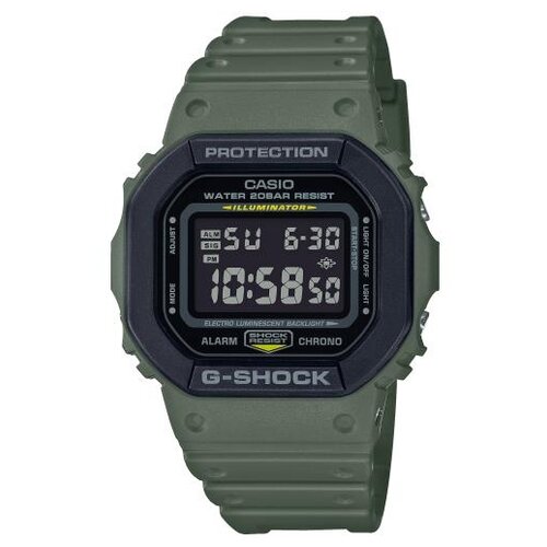 Наручные часы CASIO G-Shock DW-5610SU-3, зеленый, черный