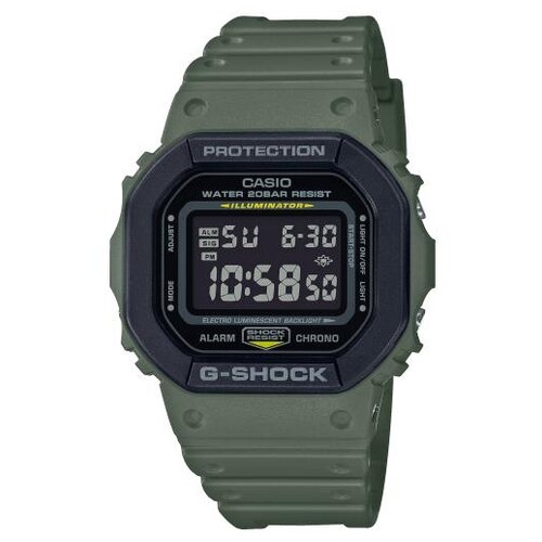 Наручные часы CASIO G-Shock DW-5610SU-3, зеленый, черный